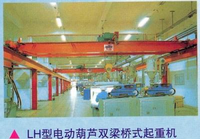 Cina tipo trave Crane With Electric Hoist sopraelevato del LH 3~20t del doppio in vendita