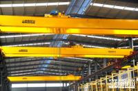 China European Style Single Hook Double Girder Overhead Crane Workshop Operation for sale