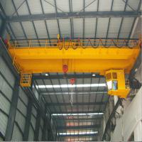 China 30t Cabin Control 18M Span Double Girder Overhead Crane With Hook for sale