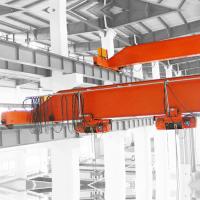 China 3T 5T 10T Box Type Single Girder EOT Crane Pendent Line Control Or Remote Control for sale