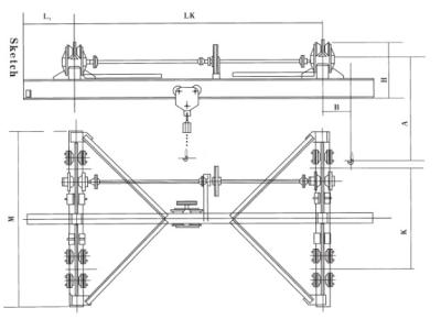 Cina 2 gru a ponte della singola trave di Ton Mini Hoist Manual SDQ in vendita