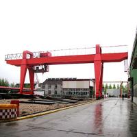 China A Shape Legs Box Double Girder Gantry Crane Skeleton Structure Electrical Control for sale