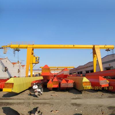 Cina A3 all'aperto 20 tonnellate di portata 30M Single Girder Gantry Crane With Electric Hoist in vendita