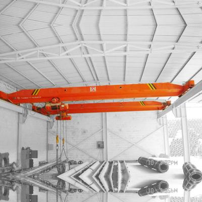 Cina Tipo gru di viaggio sopraelevata elettrica di 2 Ton Single Beam Steel Box in vendita