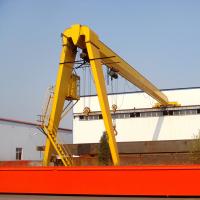 China Compact Remote Span 30m 32t A4 Single Beam Gantry Crane Outdoor Using for sale