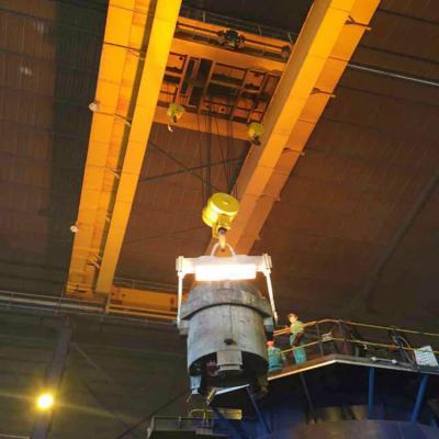 China concha metalúrgica do dobro-feixe do controle da sala de motor de uma alto-tecnologia de 5 toneladas tons/20 que segura o guindaste à venda