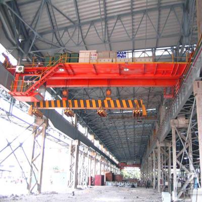Cina doppia fine nastro d'attaccatura girante resistente Crane With Magnet System del fascio del fascio 10+10ton in vendita