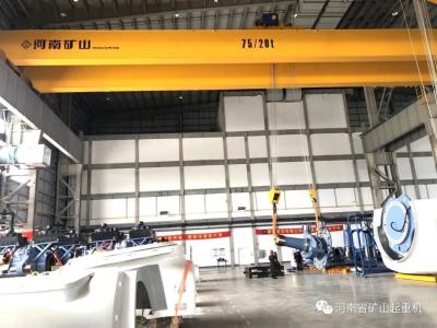 Cina fascio Crane European Type sopraelevato della gru elettrica di controllo della cabina 50T doppio in vendita