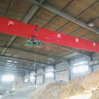 China 10 Ton Electric EOT Foundry Crane 60m Box Type Single Beam Remote Control for sale