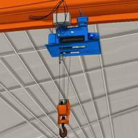 China LDY Type 2 Ton Single Girder Electric Bridge Foundry Crane Remote Control for sale