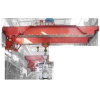 China 74 Ton Double Girder Cabin Control EOT Casting Crane for sale