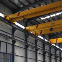 China 3T 5T 10T Box Type Single Girder EOT Crane Pendent Line Control Or Remote Control for sale