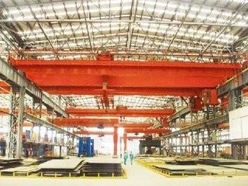 Cina trave Crane Warehouse Workshop Box Type sopraelevato del doppio di 10T IP54 in vendita