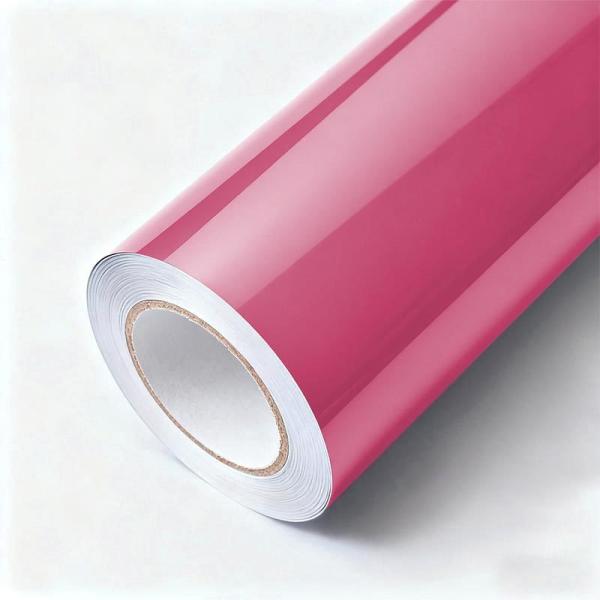 Quality PVC Gloss Pink Vinyl Wrap Anti Scratch Vehicle Wrap Roll OEM / ODM HYC1080 for sale