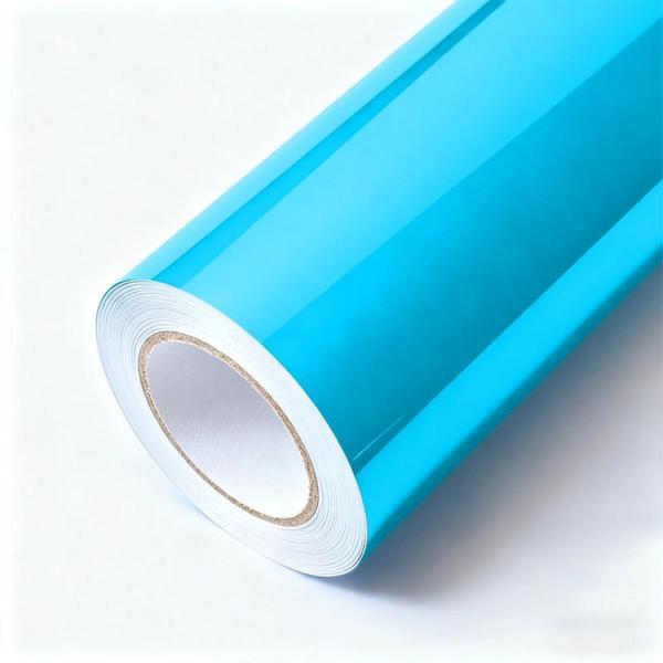 Quality Durable Gloss Ice Blue Vinyl Wrap Waterproof High Gloss Vinyl Wrap For Cars for sale