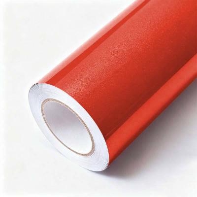 China Waterproof Metallic Car Wrap Customized Metallic Orange Vinyl Wrap 1.52mx17.5m HYM1070 for sale