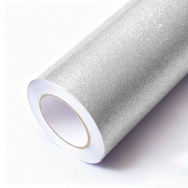 Quality Anti Scratch Glitter Car Wrap OEM / ODM Silver Glitter Vinyl Wrap HYH1052 for sale