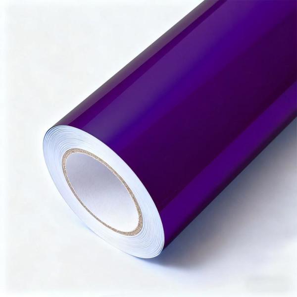 Quality Customized Gloss Vinyl Car Wrap Waterproof Black Purple Car Wrap Anti Scratch HYH1118 for sale