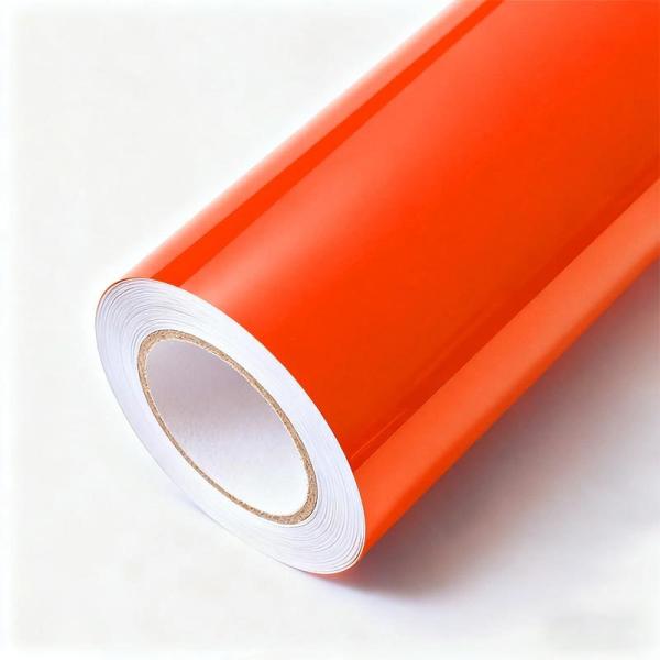 Quality OEM / ODM Gloss Orange Vinyl Wrap Durable High Gloss Car Wrap HYH1125 for sale