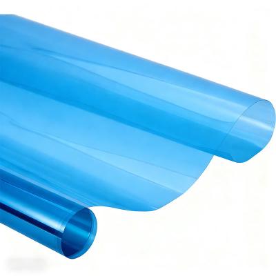 China Blue Car Window Tint Rolls OEM / ODM Window Tint Film Roll for sale