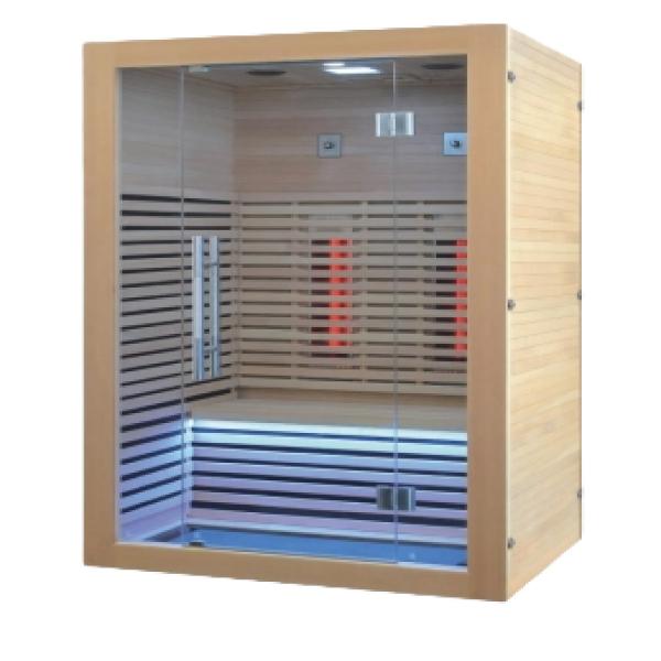 Quality Affordable Eco Friendly 2 Person Traditional Sauna Room Hemlock/Red Cedar Sauna Room Indoor for sale