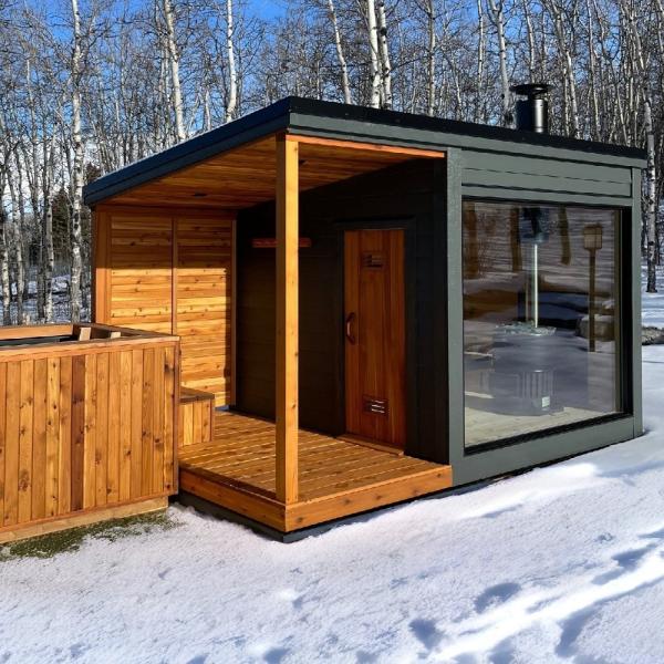 Quality Hot Selling Traditional Wood Steam Sauna Room with Steam Generator & Canada Red Cedar Material for sale