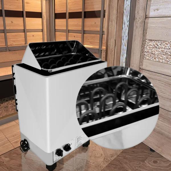 Quality Best-Selling 9kw Electric Modern Sauna Set for Villa Gym 2-Person 220v Control Panel for Wet Steam Relaxation for sale