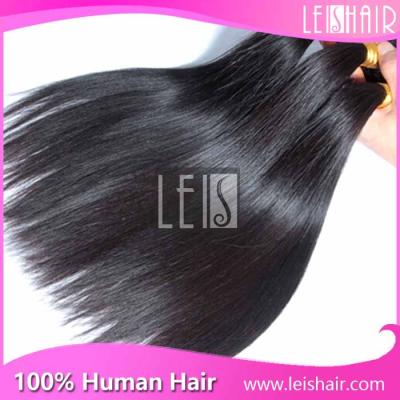 China 100% Unprocessed straight virgin brazilian hair weave bundles wholesale for sale