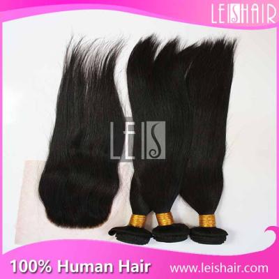 China Wholesale Grade 5A Natural Straight Virgin Peruvian Hair Weave for sale