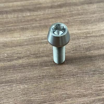 Cina DIN912 M4/M5/M6 ogni testa conica della vite di titanio di Bolt di dimensione in vendita