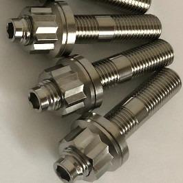 Cina Assunzione di titanio della rondella di Kit Automotive Stud Nut And del perno del collettore di scarico in vendita