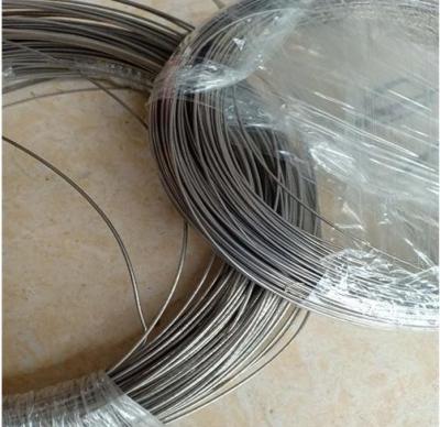 Cina Bobina di titanio di saldatura del cavo della lega del cavo rotondo per il riempitore industriale in vendita
