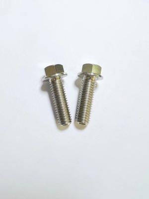China Parafuso de superfície de flange de dente fino de titânio com fivela intermediária externa hexagonal antiderrapante à venda