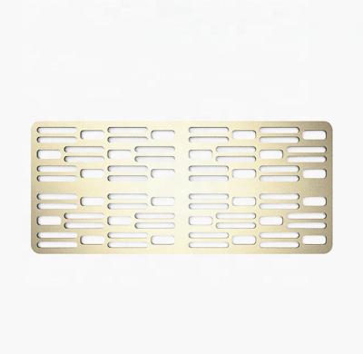 中国 キャンプのための超軽量の2mmのチタニウムのグリルの版119gチタニウムBbqのグリル 販売のため