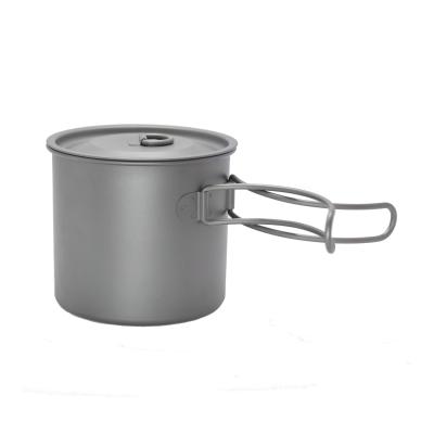 Cina Elementi di titanio di campeggio di titanio delle pentole 550ml di Uncoating Gr2 in vendita