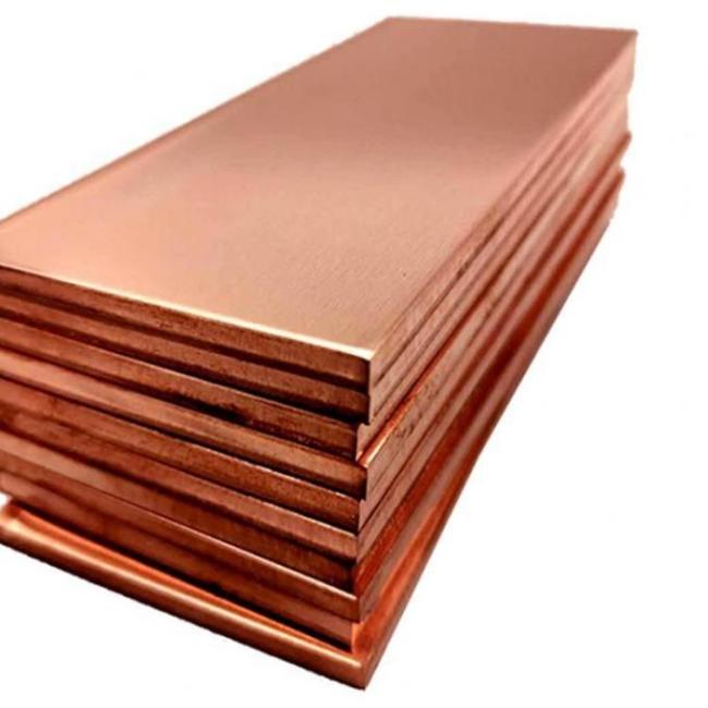 High Purity Red Copper Sheet 4'X8' 99.9% 1mm Thickness