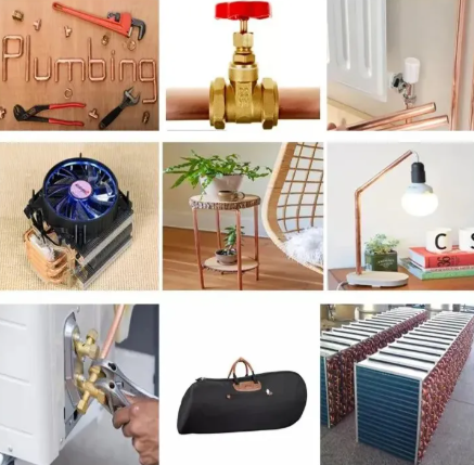 Copper tube applications in various industries
