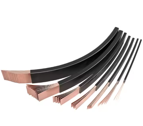 Flexible Copper Busbar showing multi-layer construction