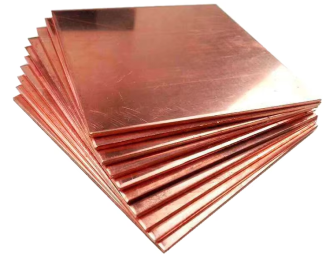 Copper plate specifications and dimensions