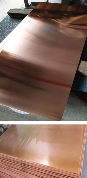 Copper sheet manufacturing process