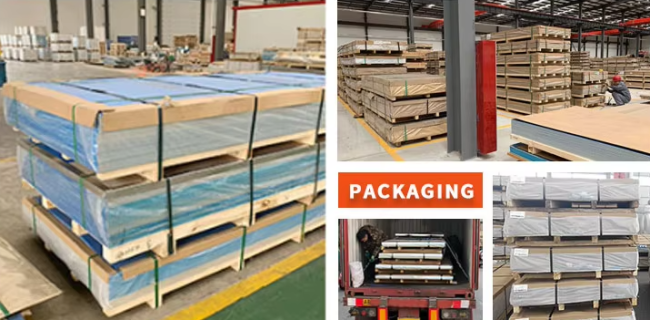 Copper sheet packaging example