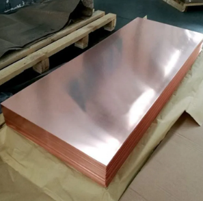 Copper plate thickness comparison showing precision manufacturing