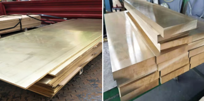 Brass sheet product display