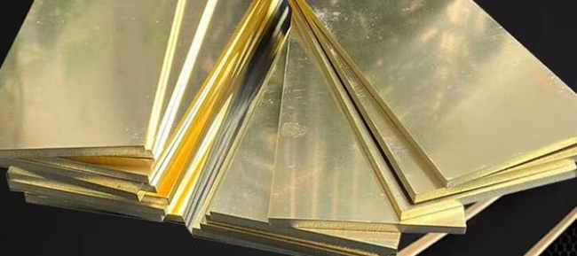 Brass sheet plate product sample