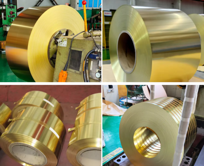 Precision copper strip samples