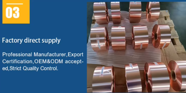 Copper strip applications in interior design