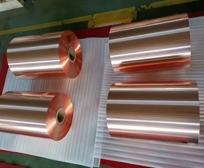 Copper strip industrial application