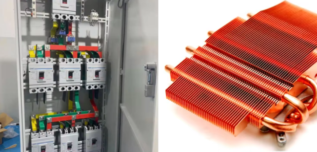 Copper strip in industrial application