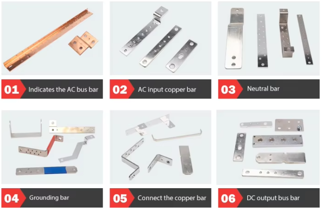 Custom DC Copper Busbar product image