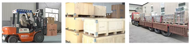 Copper busbar shipping packaging